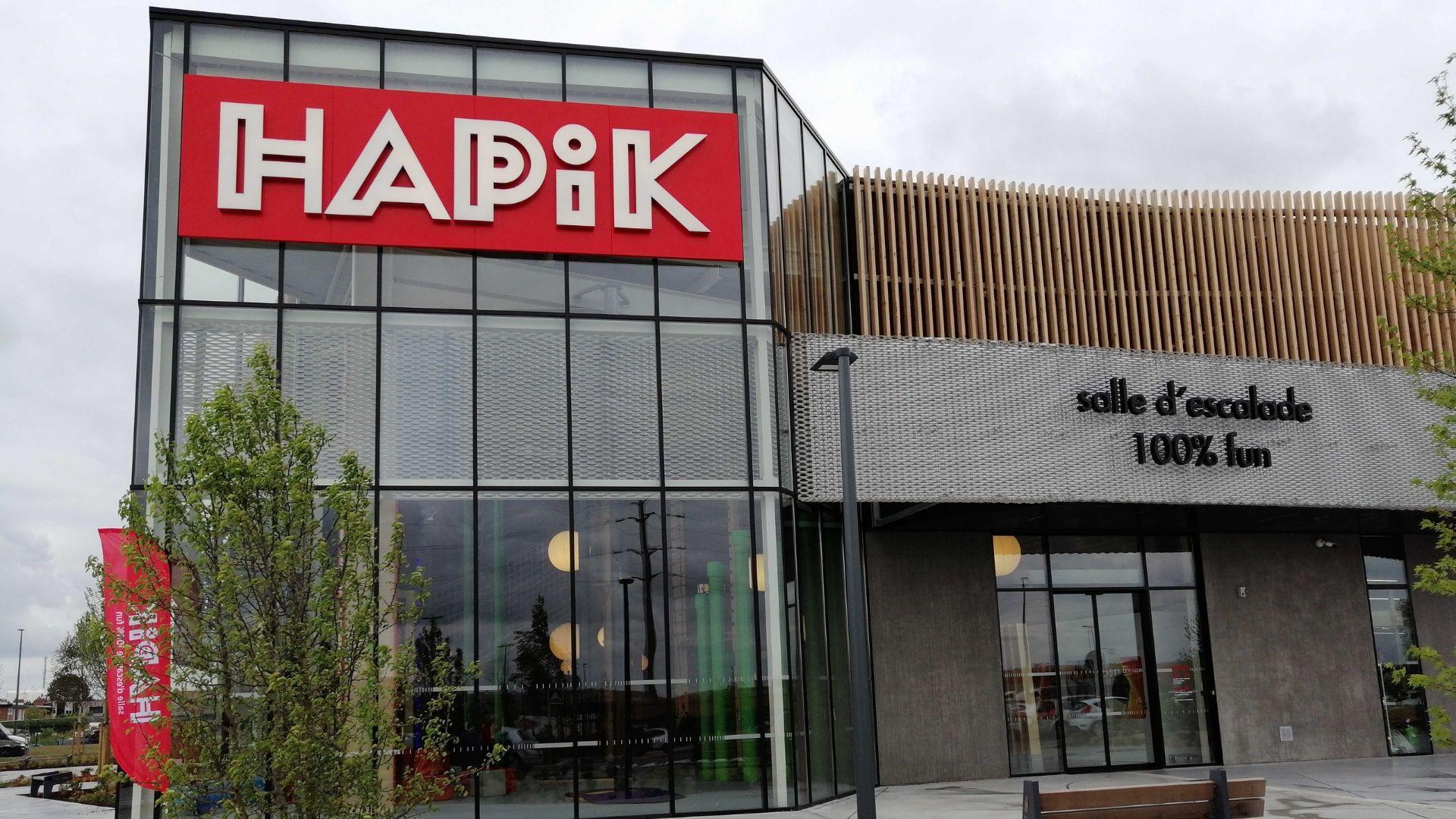 HAPIK Neuville en Ferrain. Salle d'escalade 100% fun